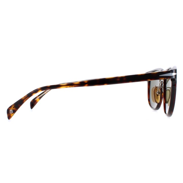 David Beckham Square Mens Dark Havana Green DB7040/F/S