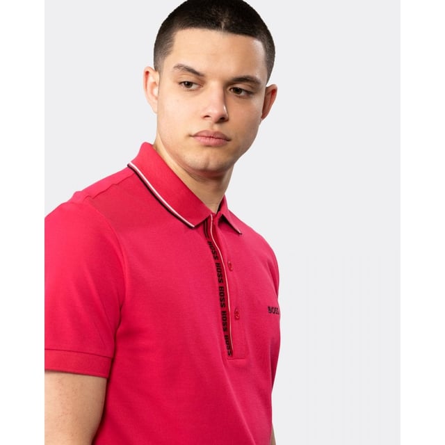 Boss Green Paule Branded Placket Polo Shirt