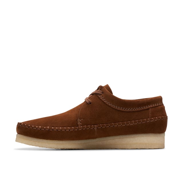 Men's Clarks Originals Weaver Shoes in Brown