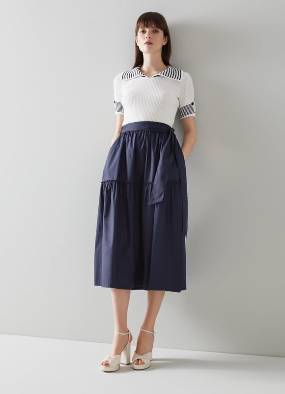 LK Bennett Rego Skirts, Navy