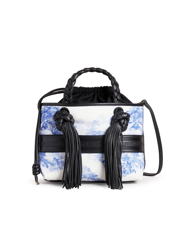 Ted Baker Sadia New Romantic Tassel Mini Tote Bag, White