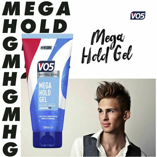 VO5 Mega Hold Styling Gel 200ml