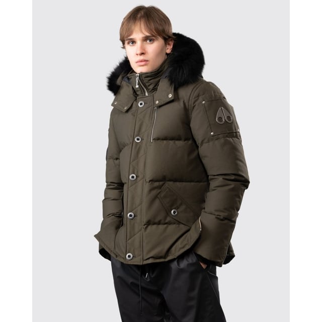 Moose Knuckles Original Q3 Army Green Down Jacket