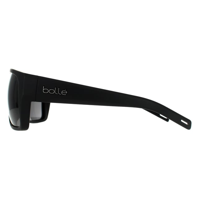 Bolle Square Mens Matte Black TNS Grey Polarized Sonnenbrille