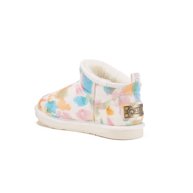 Australia Luxe Cosy Ultra Short Watercolor Splat Boots