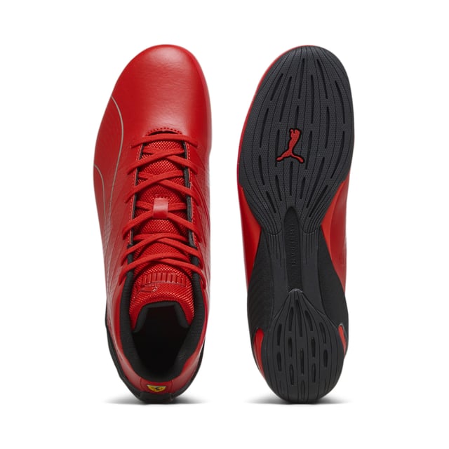PUMA Unisex Scuderia Ferrari Carbon Cat Mid Driving Shoes
