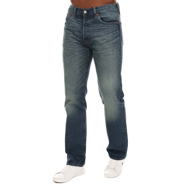 Men's Levis 501 Original 1890 Calico Mine Jeans in Denim