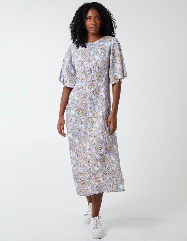 Myla Angel Sleeve Midi Dress