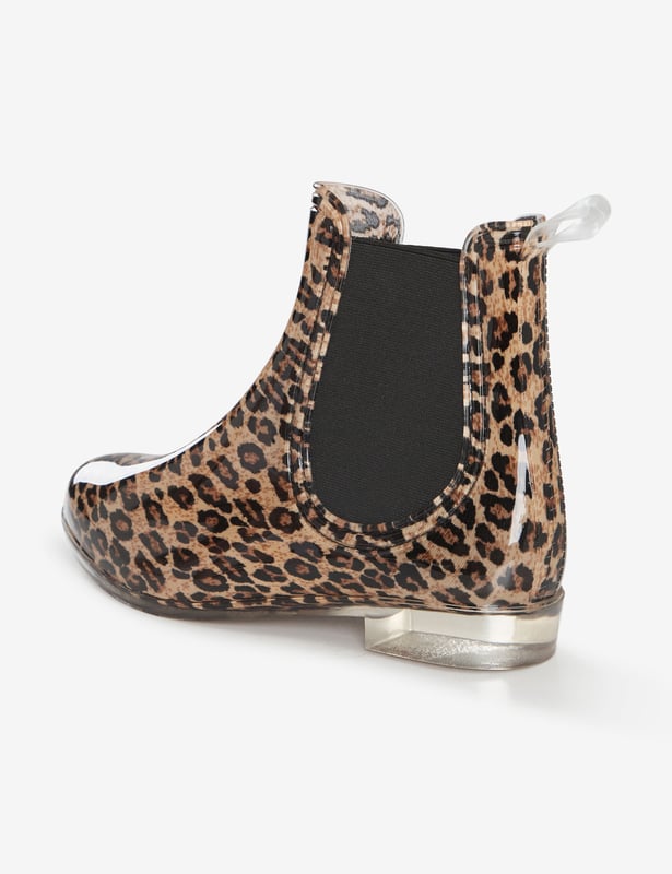 Womens Rivers Leopard Chelsea Gumboot