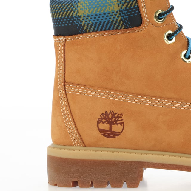Boy's Timberland 6 Inch Lace Up Waterproof Boots in Wheat