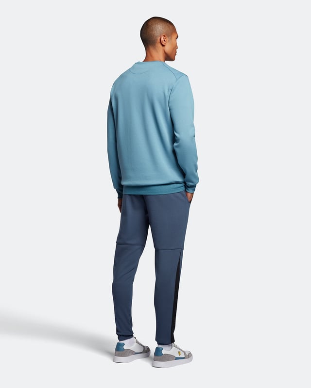 Men's Lyle & Scott Pocket Branded Trackies in Navy