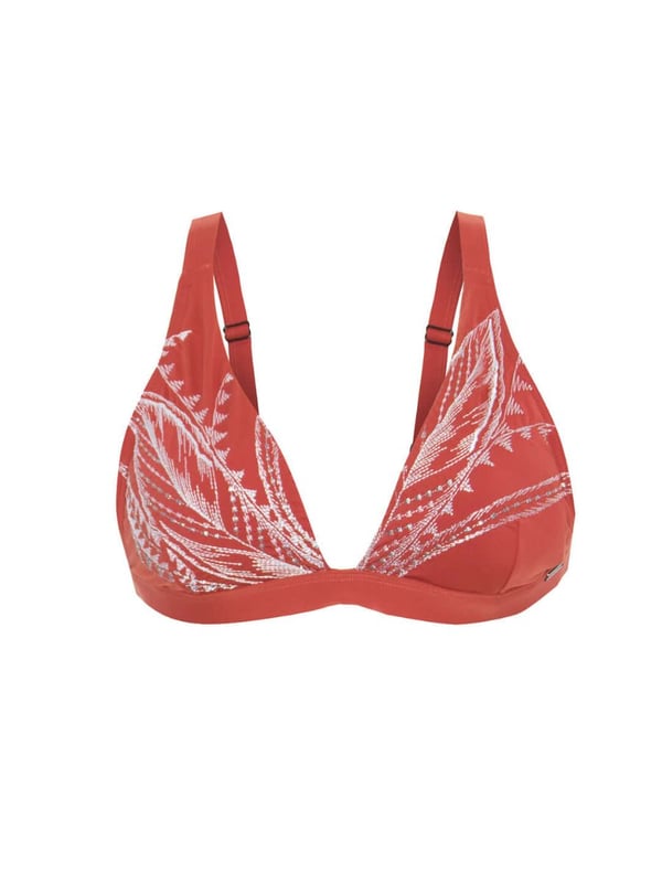 Vintage Bloom Triangle Top Brick