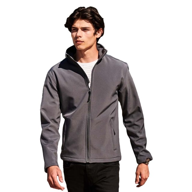 Regatta Reid Mens Softshell Wind Resistant Water Repellent Jacket