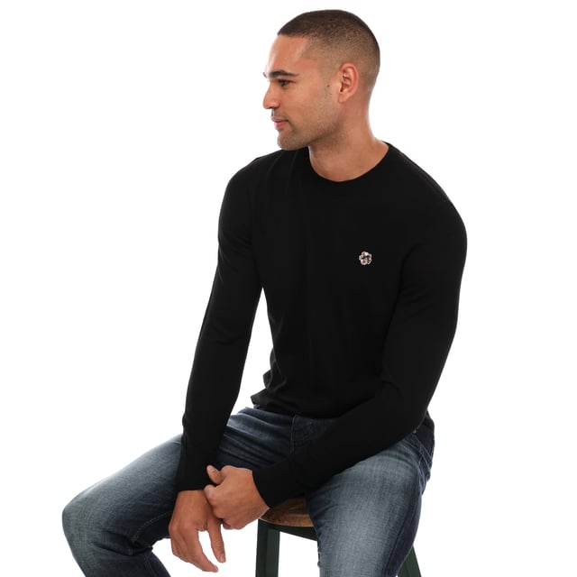 Men's Ted Baker Cardiff Core Knit Jumper in Black
