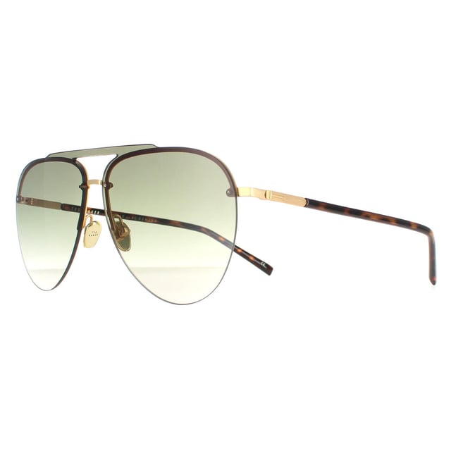 Ted Baker Aviator Mens Brown Green TB1628 Mose