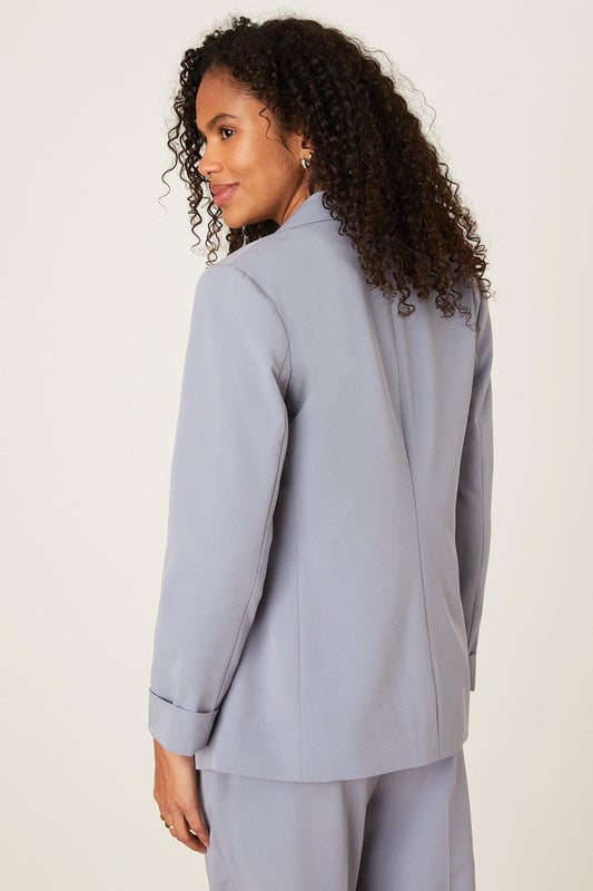 Turnback Cuff Blazer