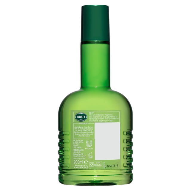 Brut Splash-On Body Lotion with Original Fragrance for Men 200ml, 6-Pack