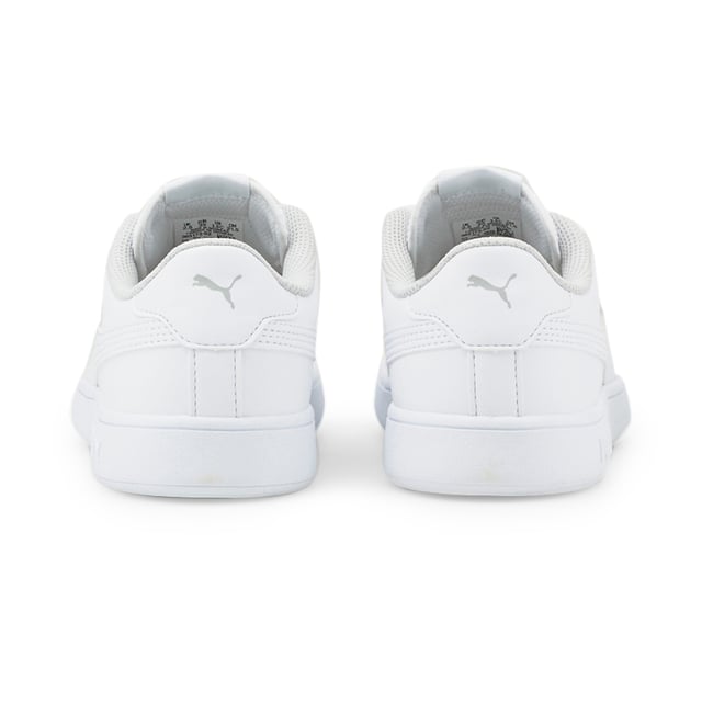 PUMA Kids Smash v2 Trainers Sports Shoes - White