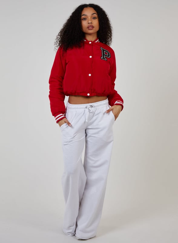 Baseball Cropped Shell Jacket