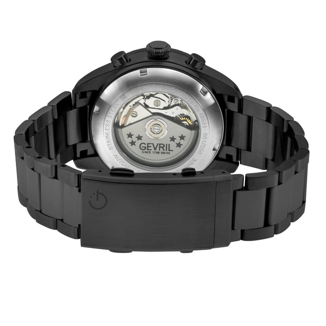 Gevril Yorkville Chronograph 48623B Swiss Automatic ETA 7750 Watch