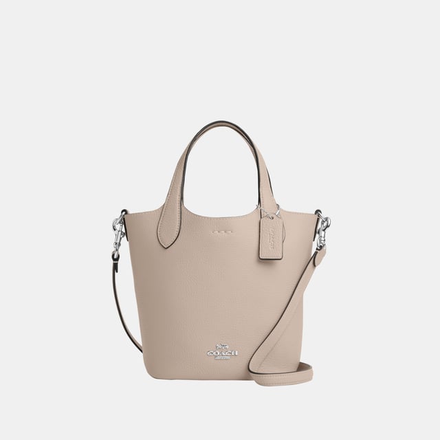 Hanna Bucket Bag in Double Face Leather