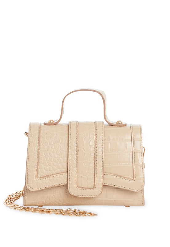 Beige Cross Body Bag