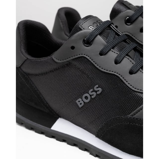 Men S Hugo Boss Parkour Trainers In Black White