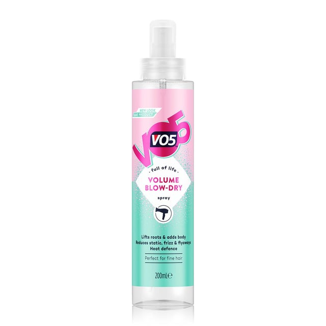 VO5 Full of Life Volume Blow Dry Spray For Perfect Fine Hair, 4x 200ml