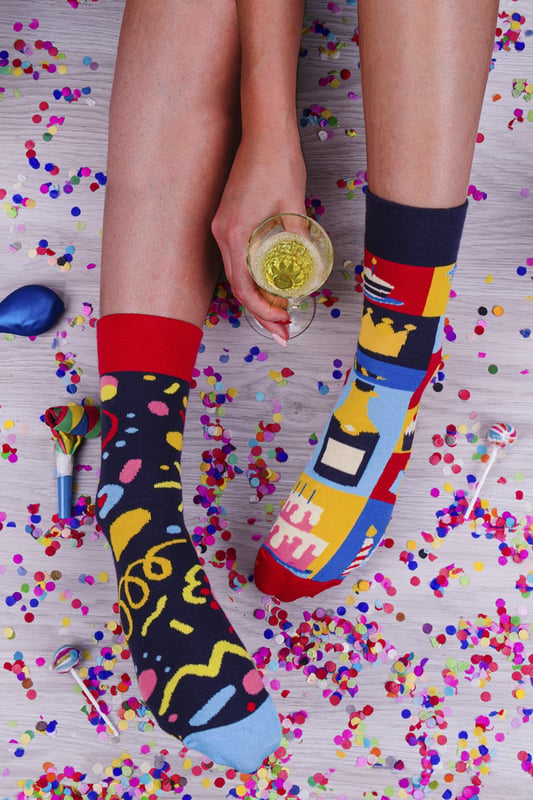 SPOX SOX - Mens & Ladies Mismatched Novelty Odd Socks - Party