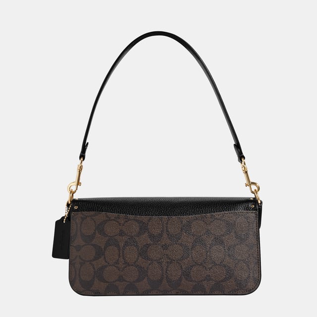 Signature Colorblock with Rivets Morgan Shoulder Bag