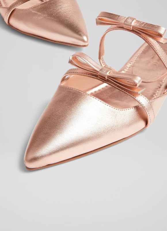 LK Bennett Ariella Flats, Pale Rose