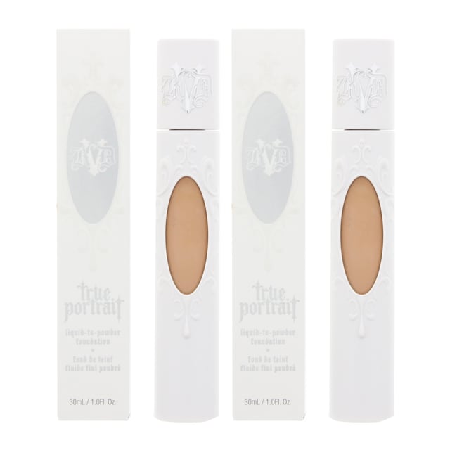 Kvd Beauty True Portrait Liquid To Powder Foundation 30ml Tan 057 X 2