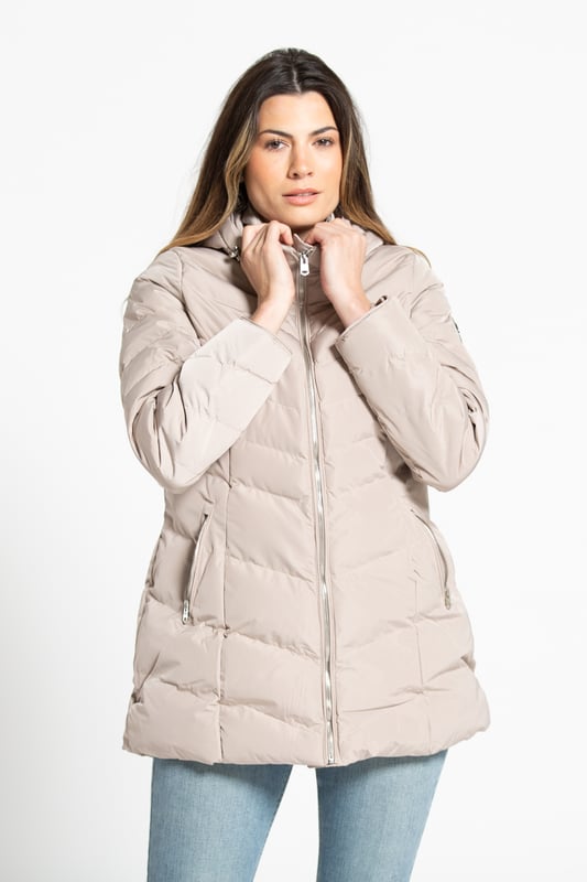 Longline Puffer Jacket