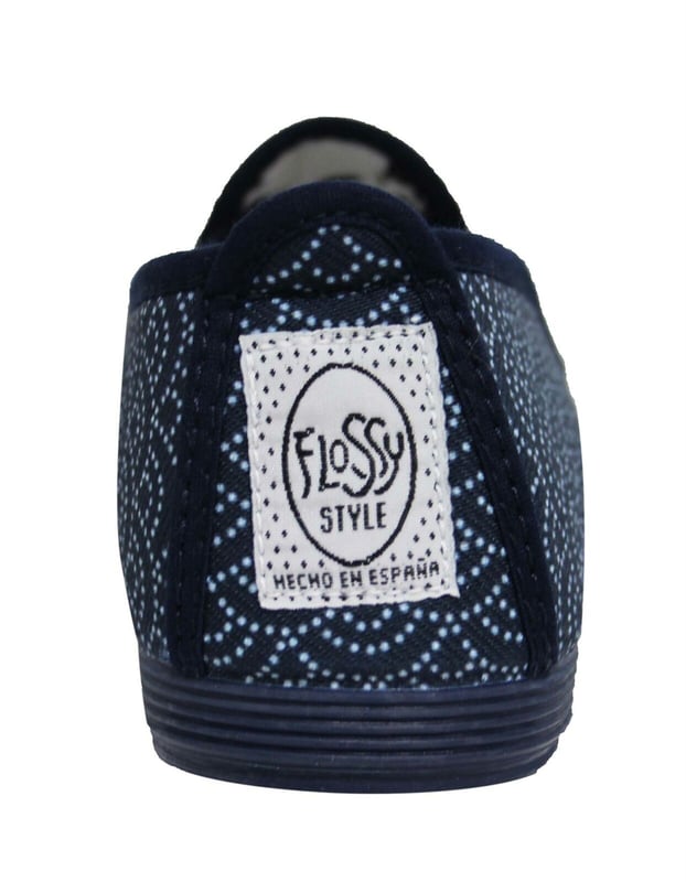 Flossy Style Morgan Navy Plimsolls