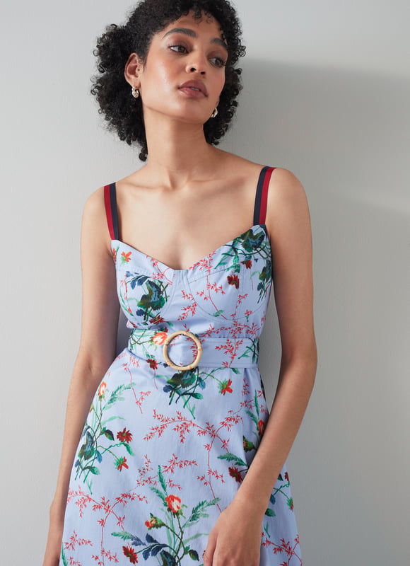 LK Bennett Eleni Dresses, Blue Multi