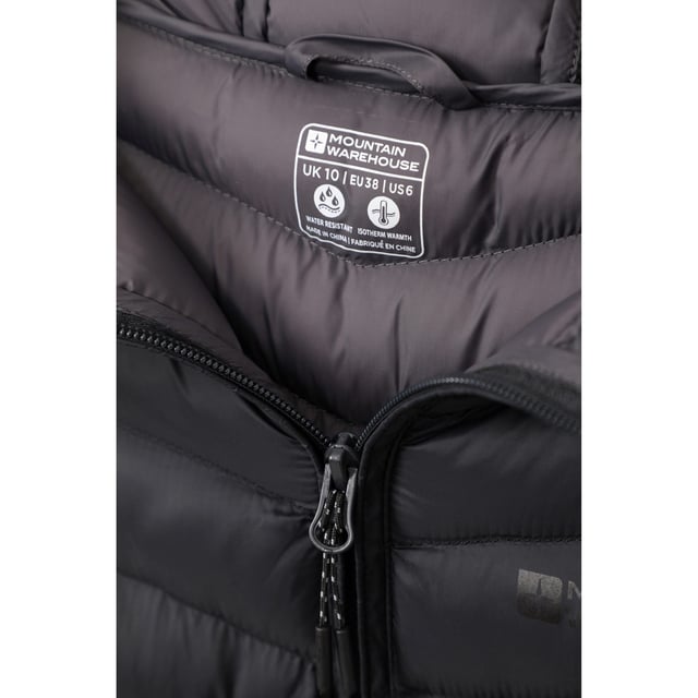 Mountain Warehouse Womens/Ladies Florence Long Padded Jacket (Black)