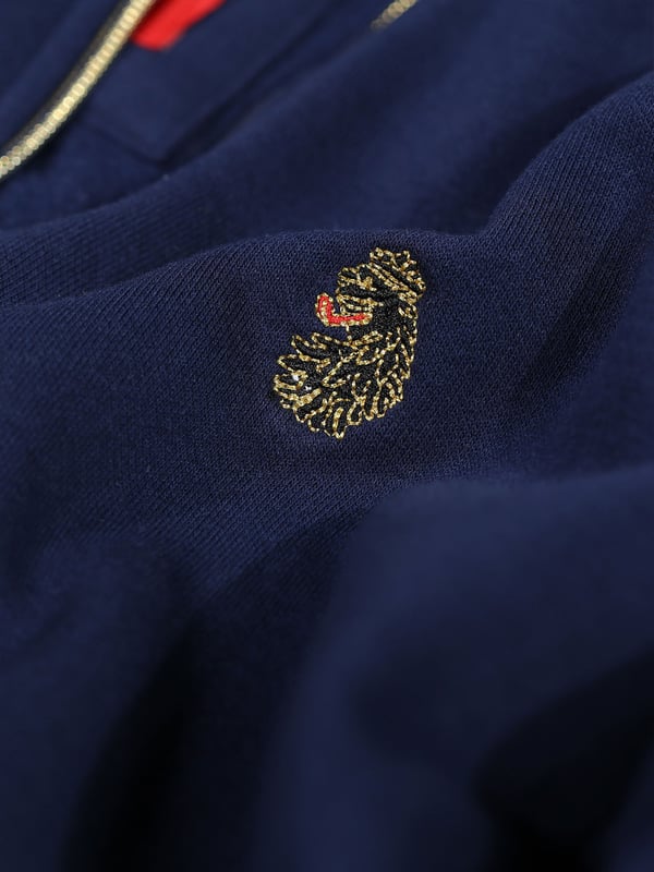 Men's Luke 1977 Higgs Quarter Zip Sweatshirt in Navy