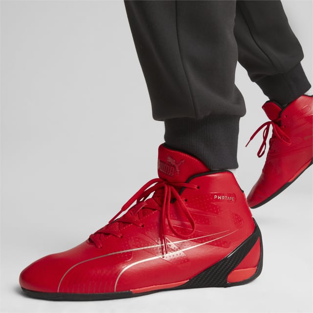 PUMA Unisex Scuderia Ferrari Carbon Cat Mid Driving Shoes