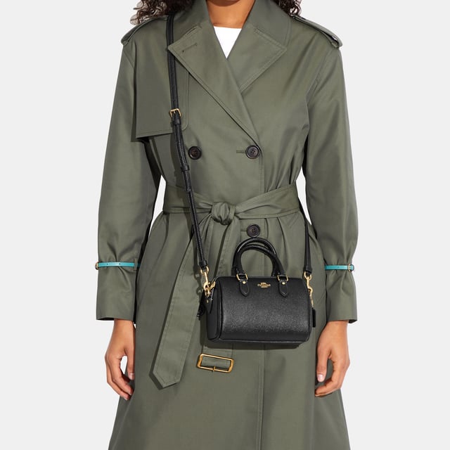 Crossgrain Leather Mini Rowan Crossbody Bag