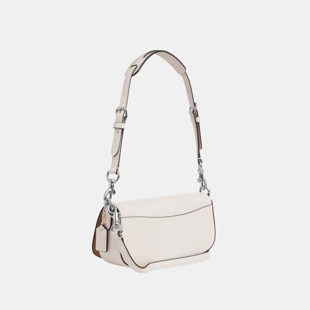 Andrea Small Shoulder Bag in Smooth Leather with Tonal Hardware