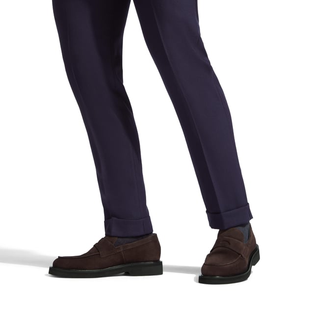 Kurt Geiger London Suede Bank Penny Loafers