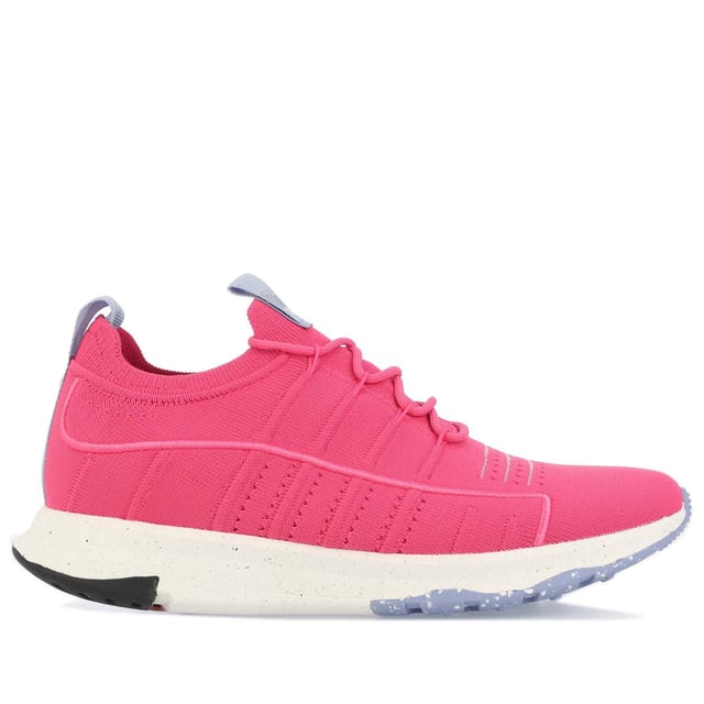 Women's Fit Flop Vitamin FF e01 Knit Sports Trainers in Pink