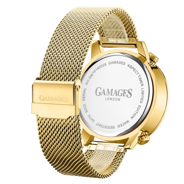 GAMAGES OF LONDON Limited Edition Hand Assembled Aspect Timer Automatic ...