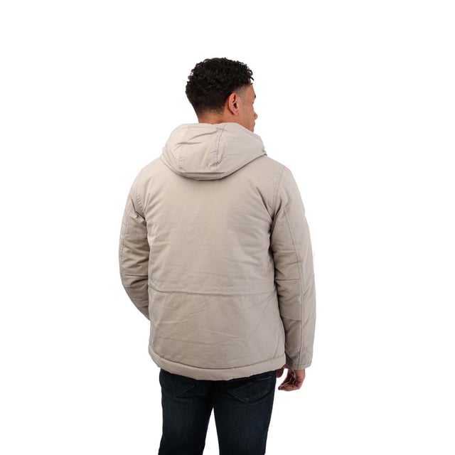 Men's Pretty Green Oracle Quilted Field Jacket in Grey