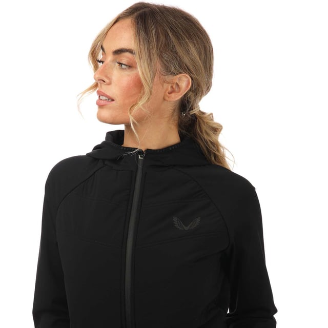 Women's Castore Hybrid Shell Jacket in Black