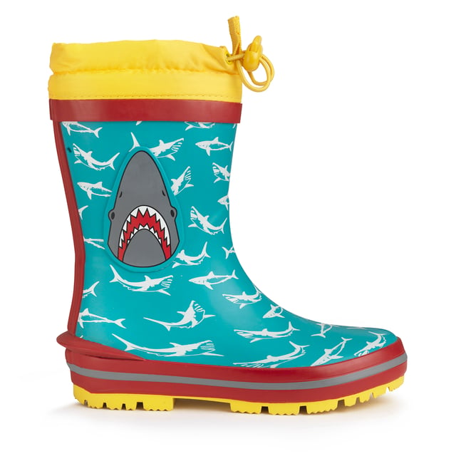 Start-Rite Big Puddle Wellies - Blue Shark