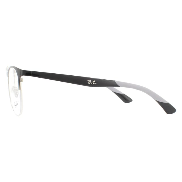 Ray-Ban Square Svart Silver Herrglasögon Bågar