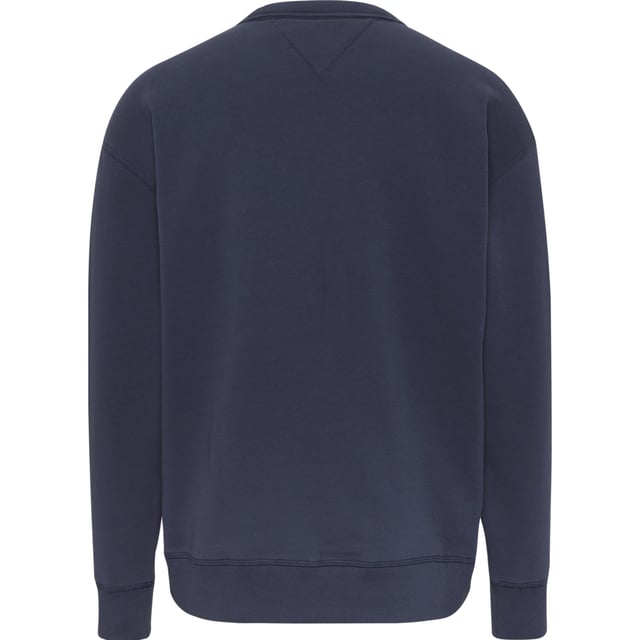 Tommy Jeans Sweaters Reg Linear Placement Crew Sweater Blauw