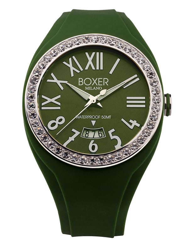 Boxer: Mens Green Watch
