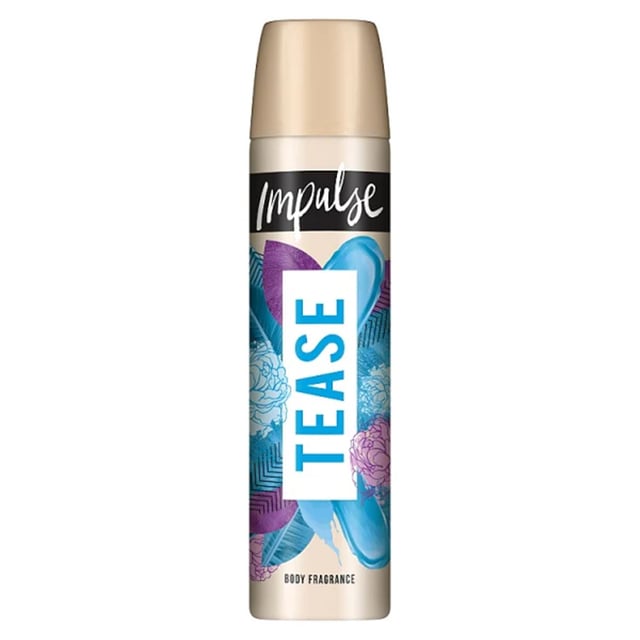 Impulse Body Spray Deodorant Made With Tease & Blend of Natural Scents ...
